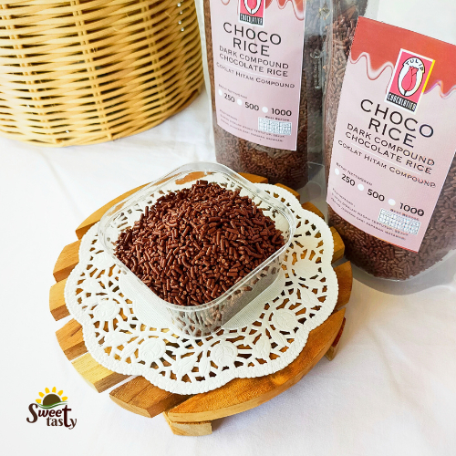 Jual Meises/Meses Tulip Dark Choco Rice 250 - 500 gram /1 Kg | Shopee ...