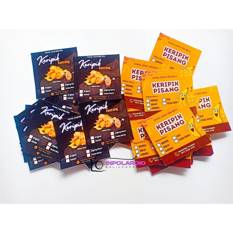 Jual Cetak Label Sticker Custom Olshop Segiempat/kubus/kotak/balok ...