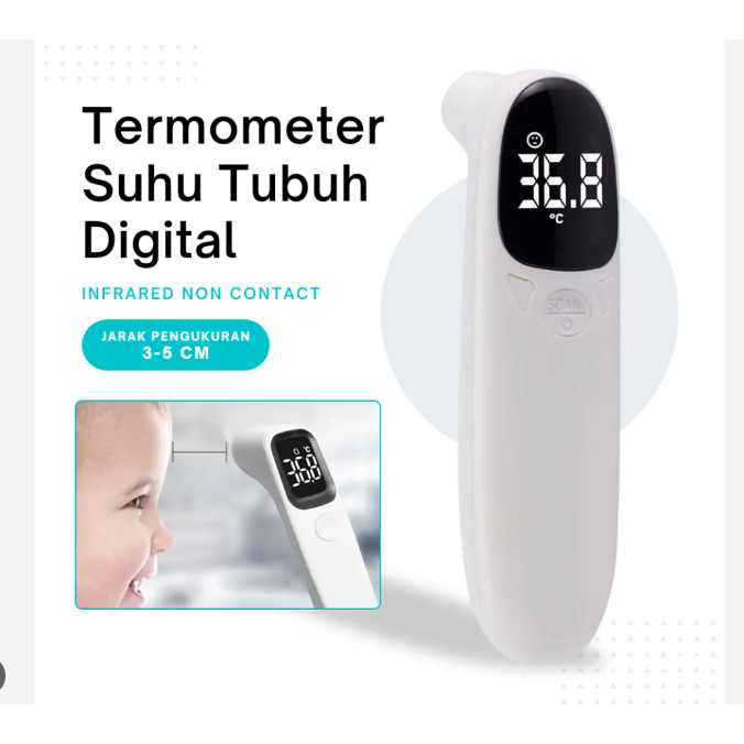 Jual TERMOMETER TEMBAK DIGITAL TERMOMETER DAHI DIGITAL THERMOMETER ...