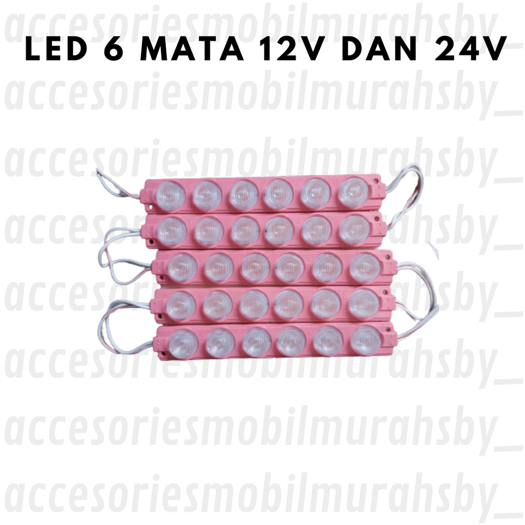 Jual NEW VARIAN LED Modul 6 Mata 6 Watt 12V24V Premium Super Terang ...