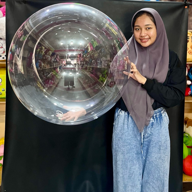 Jual Balon PVC Bobo Transparan Bening Ukuran 36 inch balon bulat besar ...