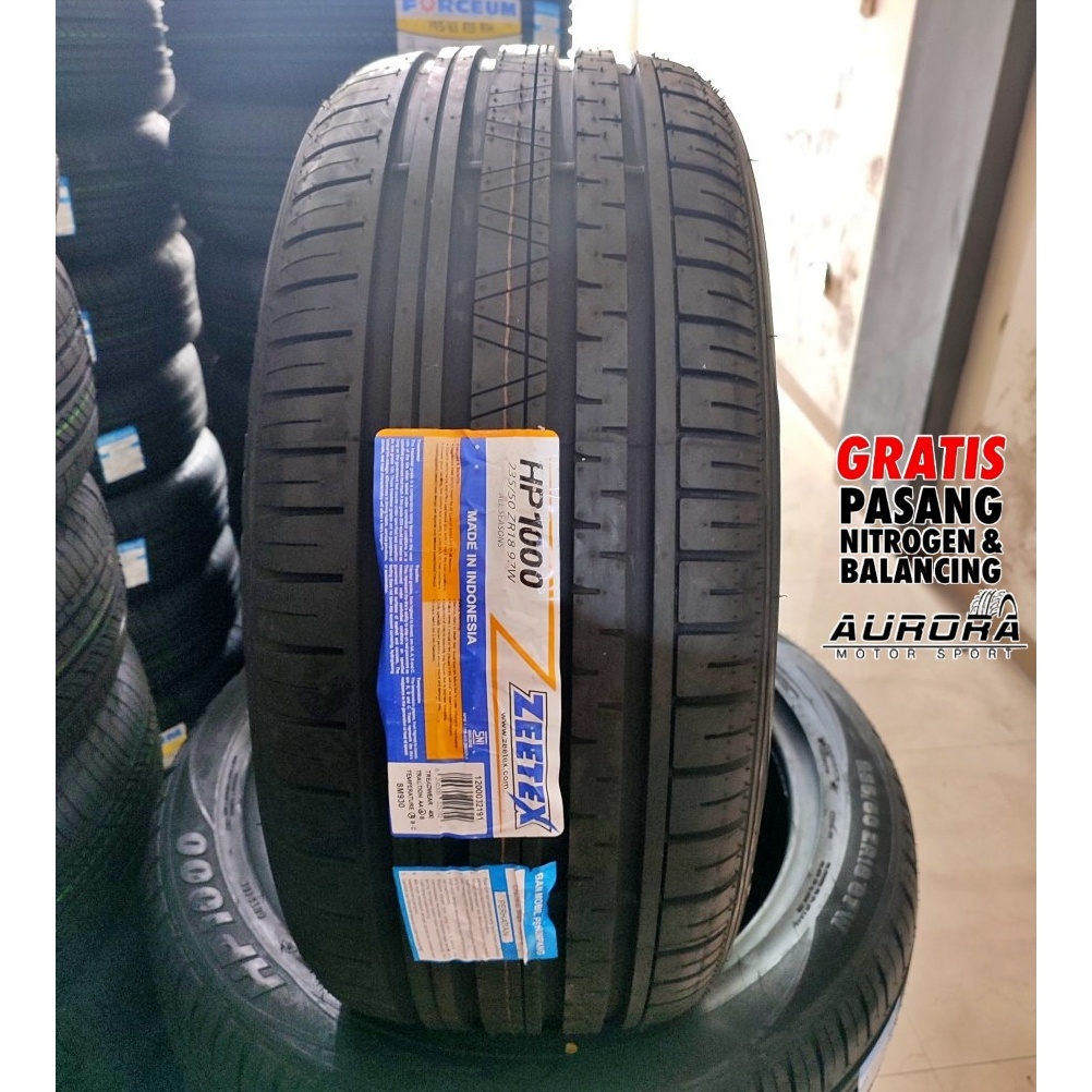 Jual Ban ring 18 mobil alphard vellfire Zeetex HP 1000 235/50 R18 tubles murah dan awet | Shopee ...