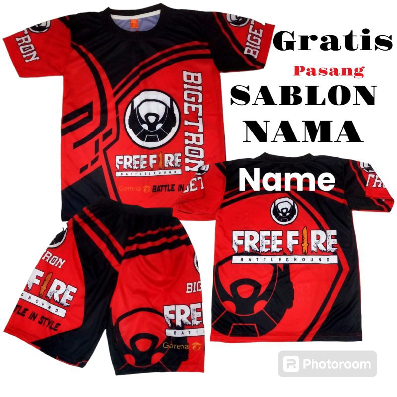 Jual SETELAN BAJU ANAK/SETELAN BAJU BNL/SETELAN BAJU FREE FIRE/SETELAN ...