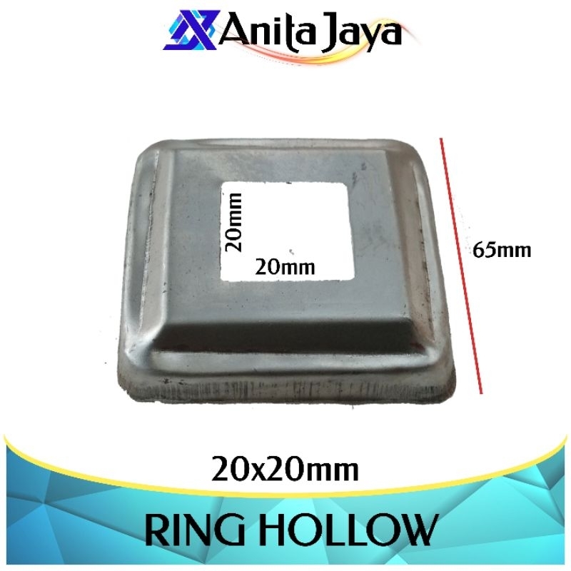 Jual ring hollow 20x20 mm flange hollow tapak minimalis besi plat ...