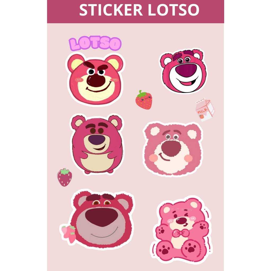 Jual Sticker LOTSO cute aesthetic lotso toy story non cutting | Shopee ...