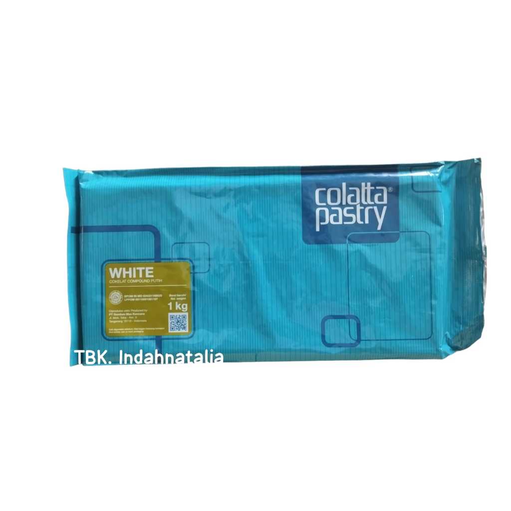 Jual Colatta Pastry White Compound 1kg / Coklat Putih Batang 1kg ...