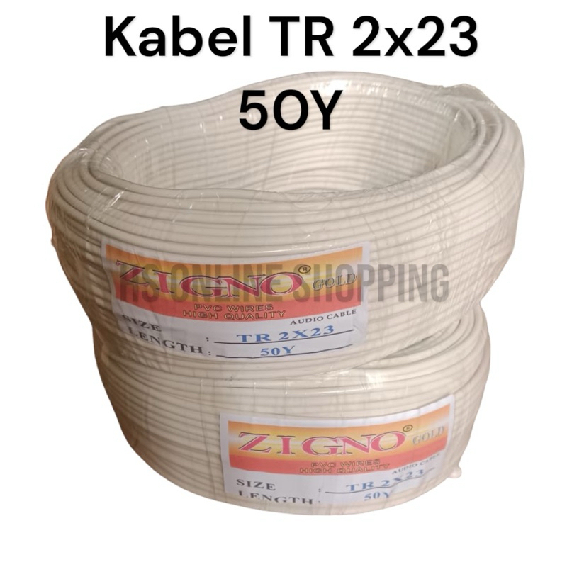 Jual Kabel Listrik Kabel Audio Kabel Twin Round Kabel TR 2x23 Harga 1 ...