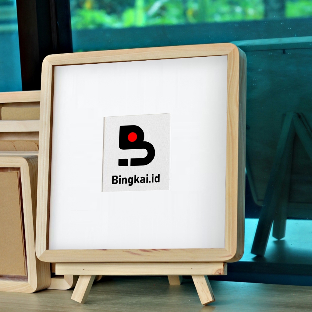 Jual Bingkai Foto Kayu Aesthetic Ukuran 30x30 Cm + Mika | Shopee Indonesia