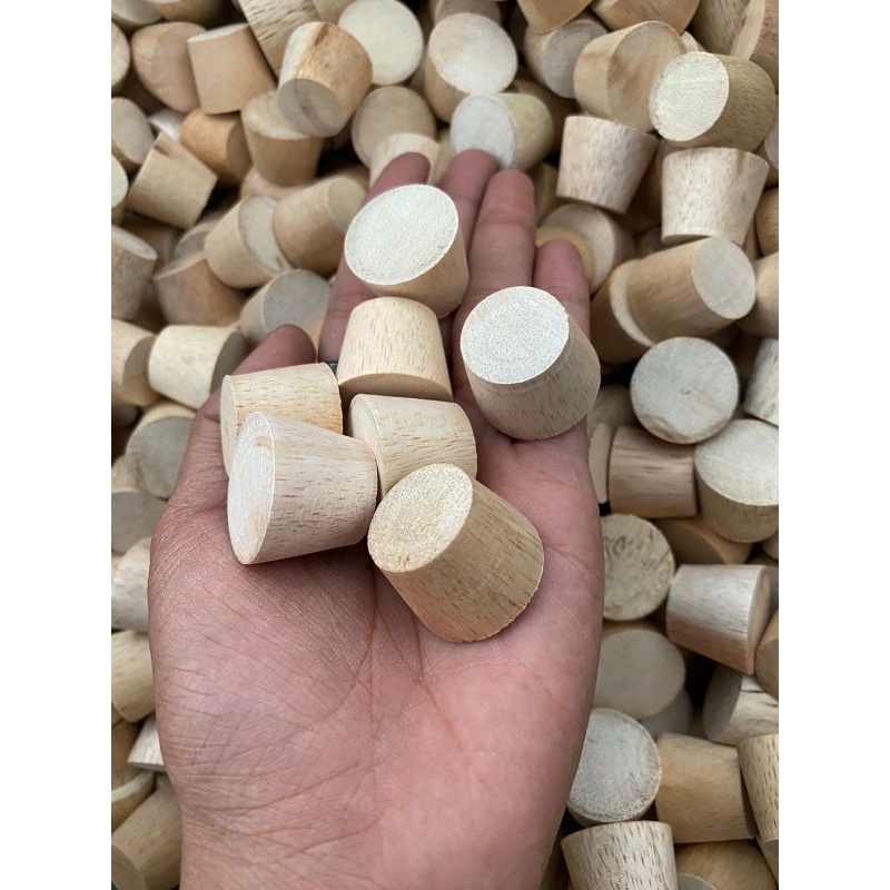 Jual Tutup kayu khusus botol vial / botol asi dari ukuran 50ml hingga ...