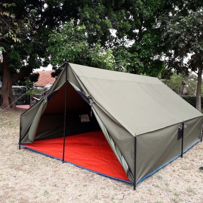 Jual PROMO PROMO Tenda Komando setandar TNI ukuran 4x6 barak pramuka ...
