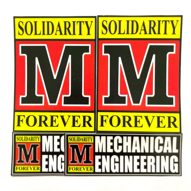 Jual Stiker M Solidarity Forever Mechanical Engineering Anti Air ...