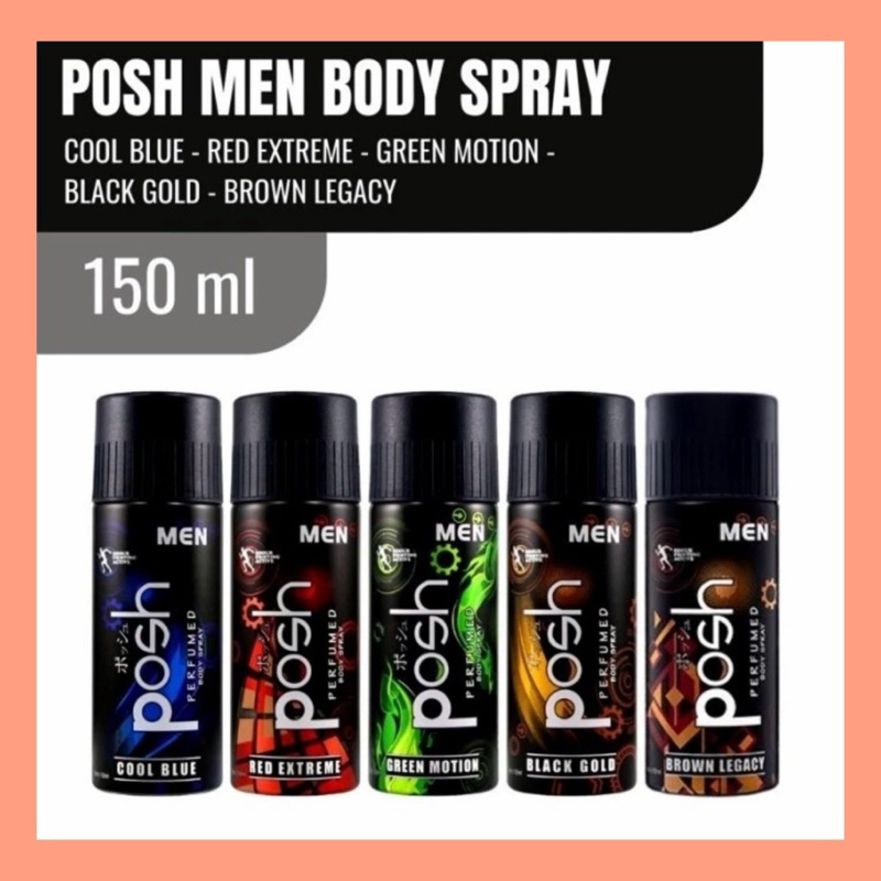 Jual Posh Spray Cologne Men Botol 150 ml | Shopee Indonesia