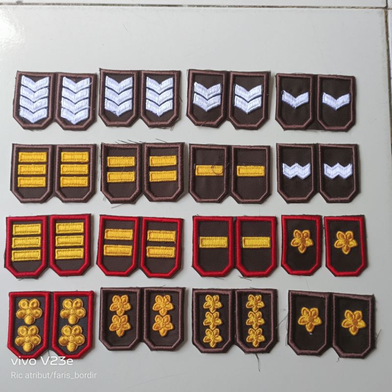 Jual PANGKAT PDL TIMBUL POLRI PANGKAT POLISI TIMBUL | Shopee Indonesia