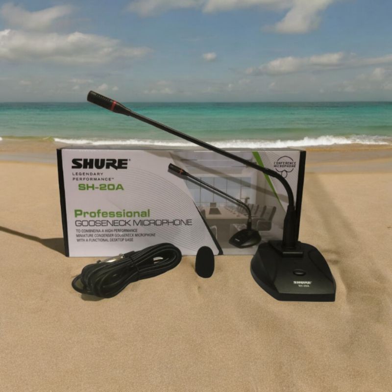 Jual Mic Conference Sh 20a/sh 30a Mikropon Meja Mikrofon Podium Shure ...