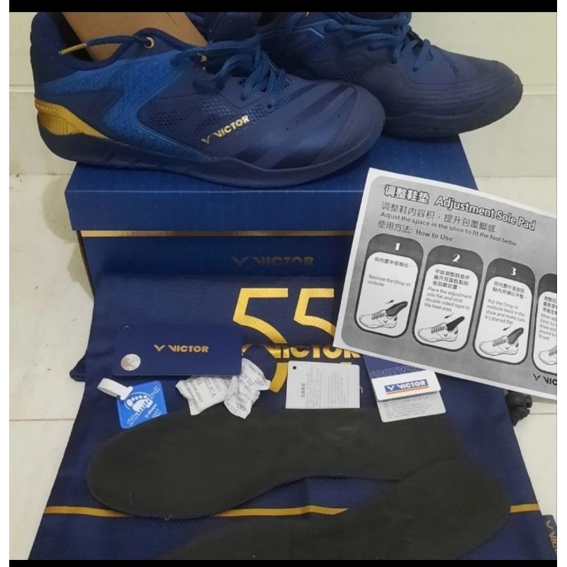 Jual Sepatu victor original edisi anniversary 55th | Shopee Indonesia