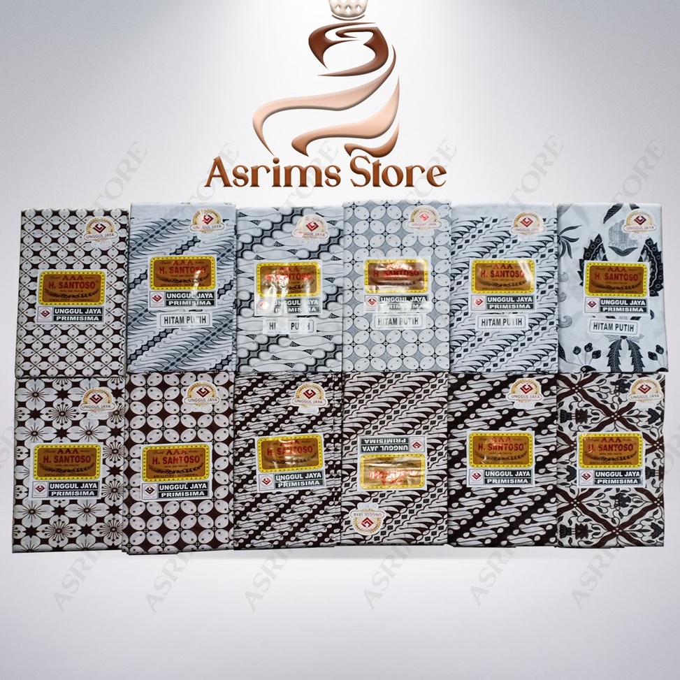 Jual KODE T72Z Kain Jarik Batik Samping Kebat Jogjaan Hitam Putih ...