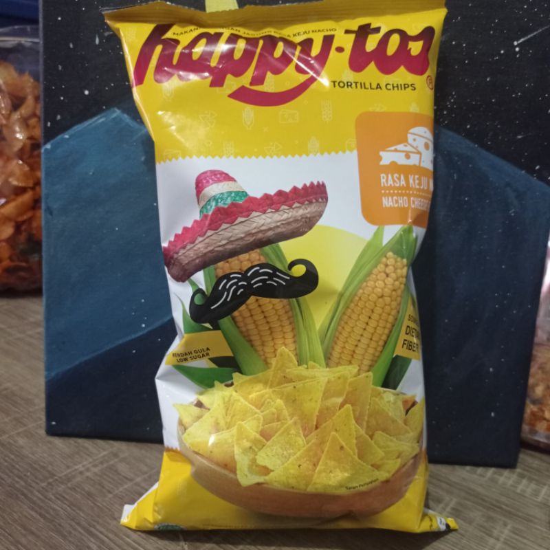 Jual happy tos rasa keju nacho 140gr | Shopee Indonesia