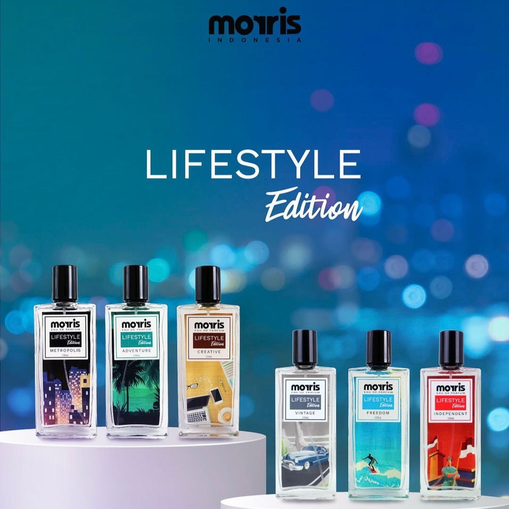 Jual Morris Eau De Parfum Lifestyle Edition | Netto 100ml | Shopee ...
