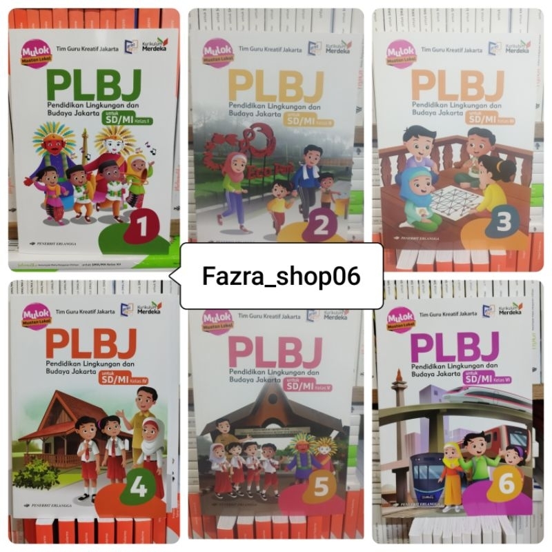 Jual NEW & ORI Buku PLBJ sd mi kelas 1 2 3 4 5 6 Mulok Muatan Lokal ...