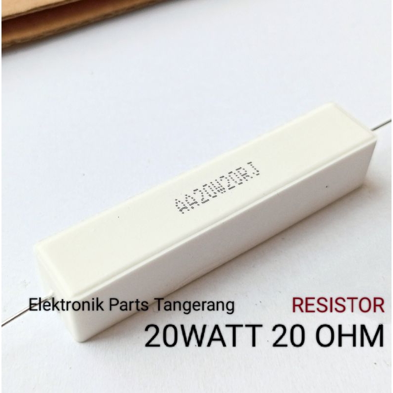 Jual RESISTOR KAPUR 20WATT 20 OHM RESISTOR 20W 20OHM RESISTOR 20WATT 20 OHM RESISTOR KAPUR 20W ...