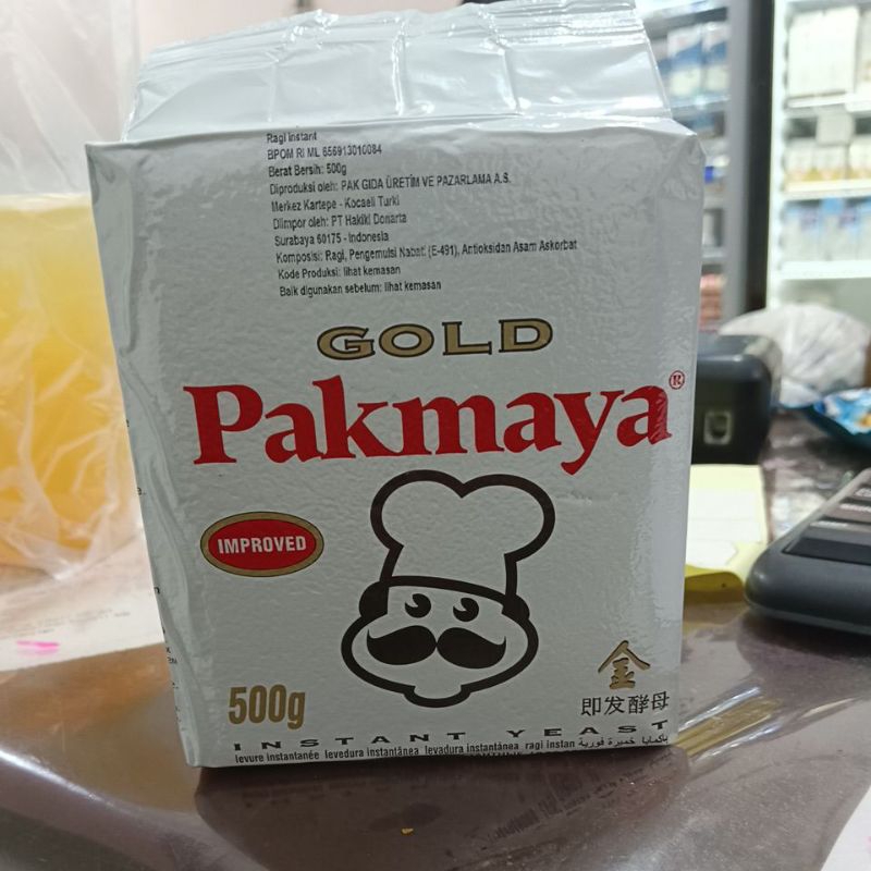 Jual Pakmaya gold 500gr(instan yeast improved) | Shopee Indonesia