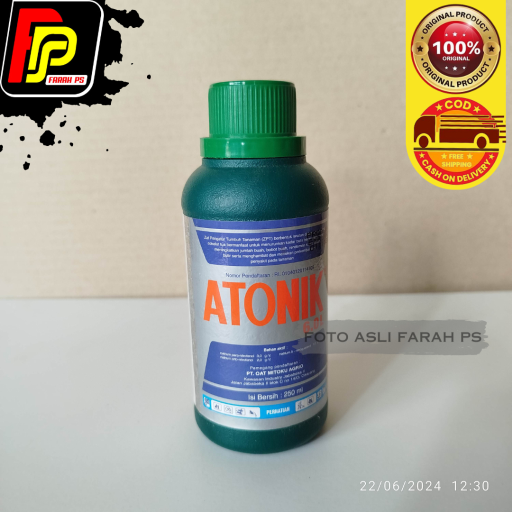 Jual Atonik 6.0L 250 ml Pupuk Cair Hormon Zat Pengatur Tumbuh ZPT ...
