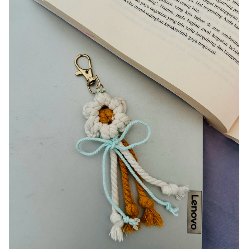Jual keyring keychain gantungan kunci aesthetic korea sun flowers ...