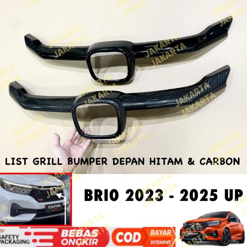 Jual Grill Bumper Depan Cover All New Brio 2023 2024 2025 2026 RS SATYA ...