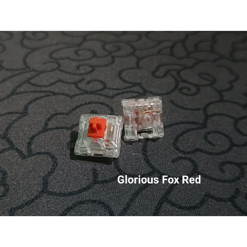 Jual Mechanical Keyboard Switch Glorious Fox Red linear | Shopee Indonesia
