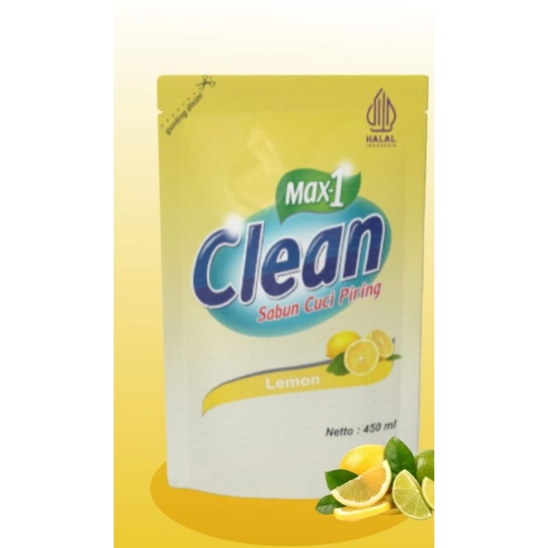 Jual sabun cuci piring Max1 kemasan pouch 450 ml,jerigen 5 liter ...