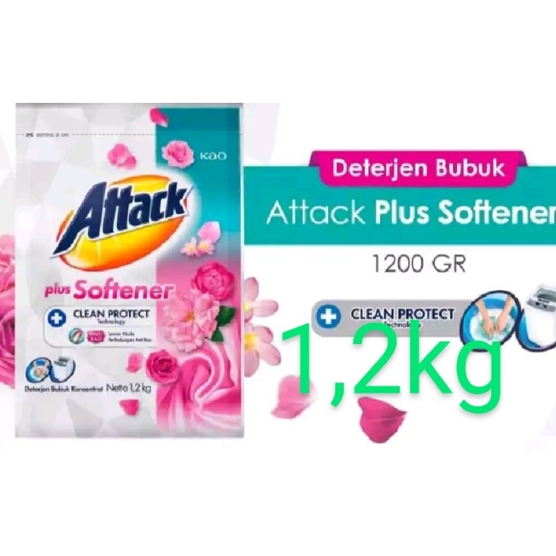 Jual attack softener bubuk 1200g | Shopee Indonesia