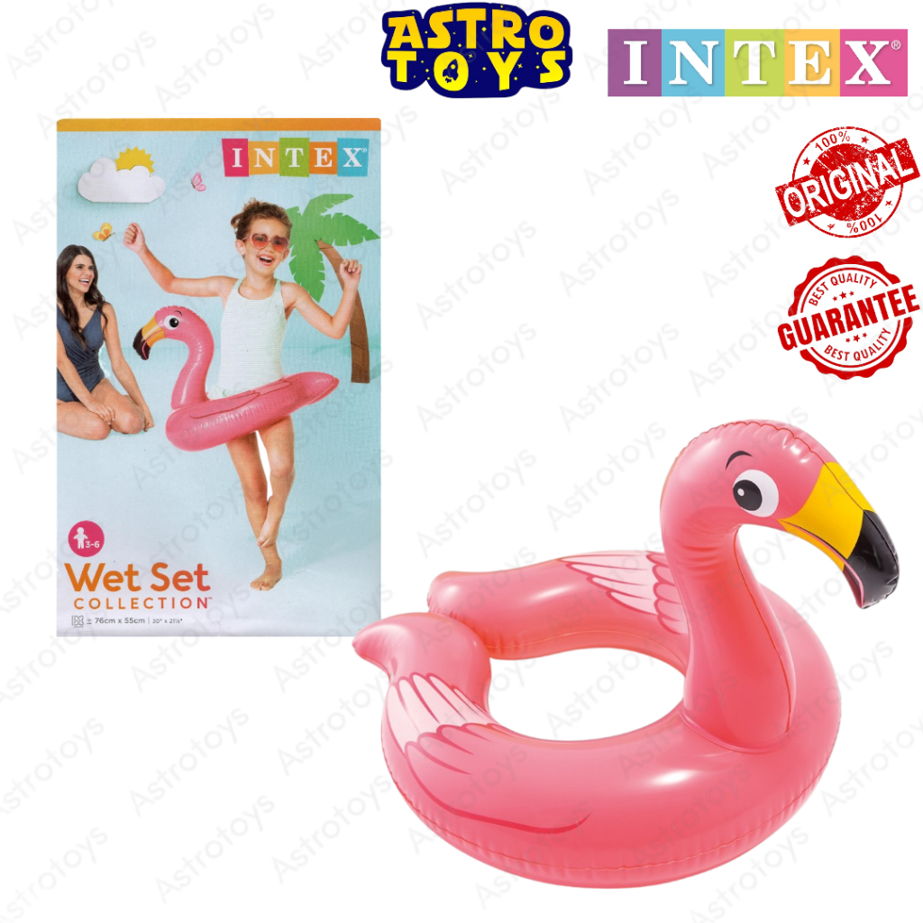Jual Ban Renang Anak Intex Bentuk Flamingo / Pelampung Renang Karakter ...