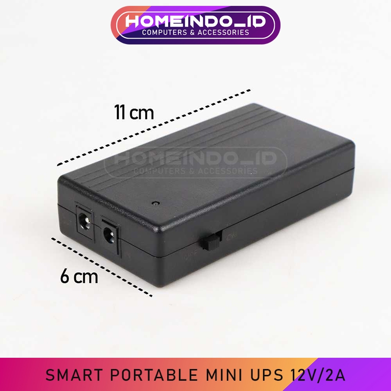 Jual Smart Portable Mini UPS 12V/2A 2000mAh | Shopee Indonesia