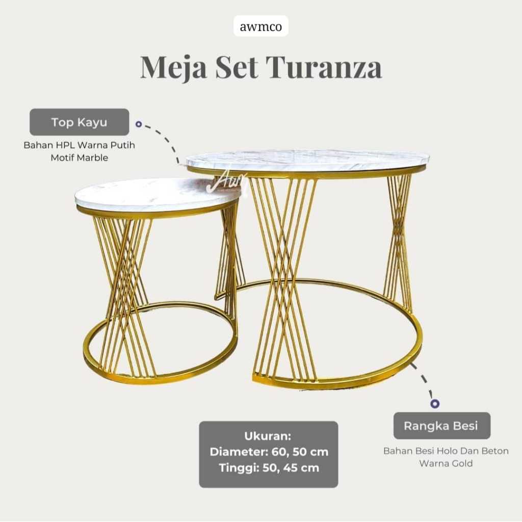 Jual Meja Set Turanza Furniture Ruangan Rumah Home Decoration Ruang ...