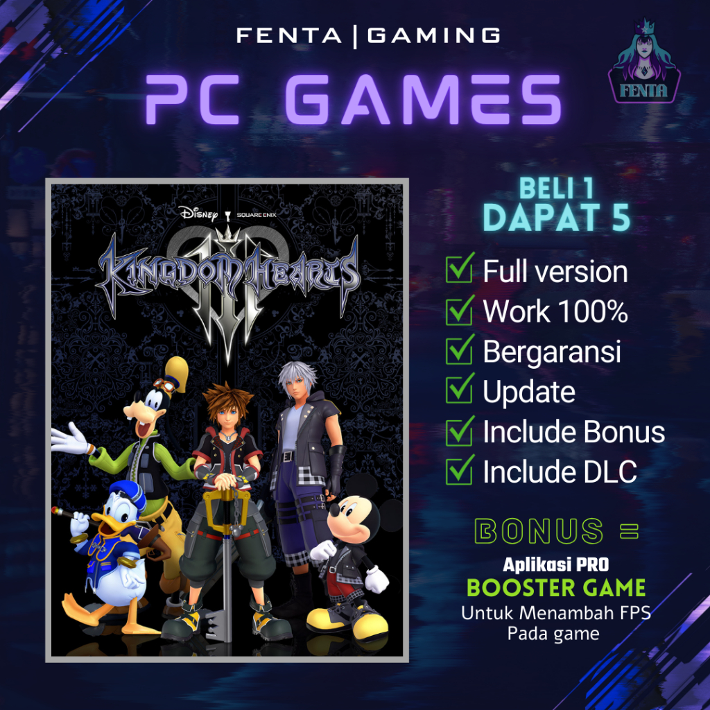 Jual KINGDOM HEARTS III AND RE-MIND - GAME PC - GAME LAPTOP | Shopee Indonesia