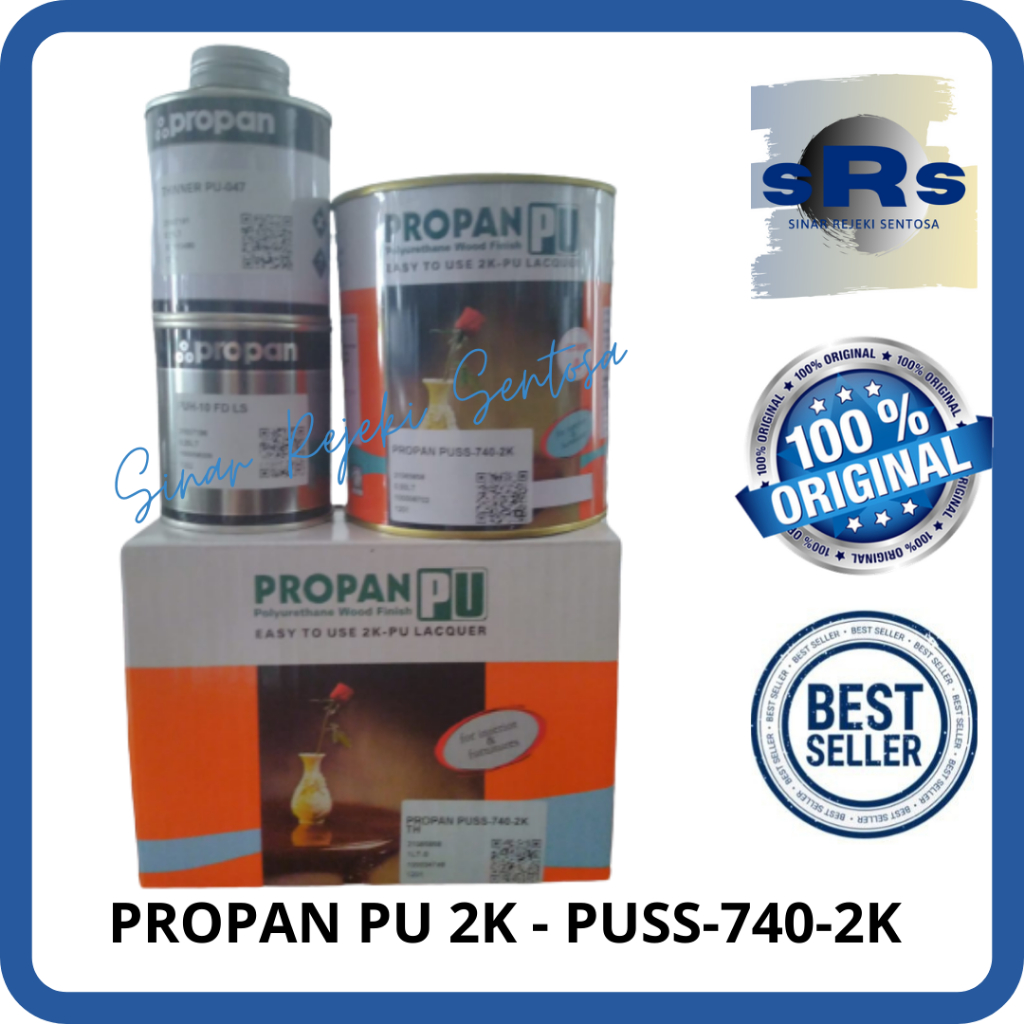Jual PROPAN PU PUSS-740-2K 2 KOMPONEN INTERIOR CAT DASAR KAYU DAN ROTAN ...