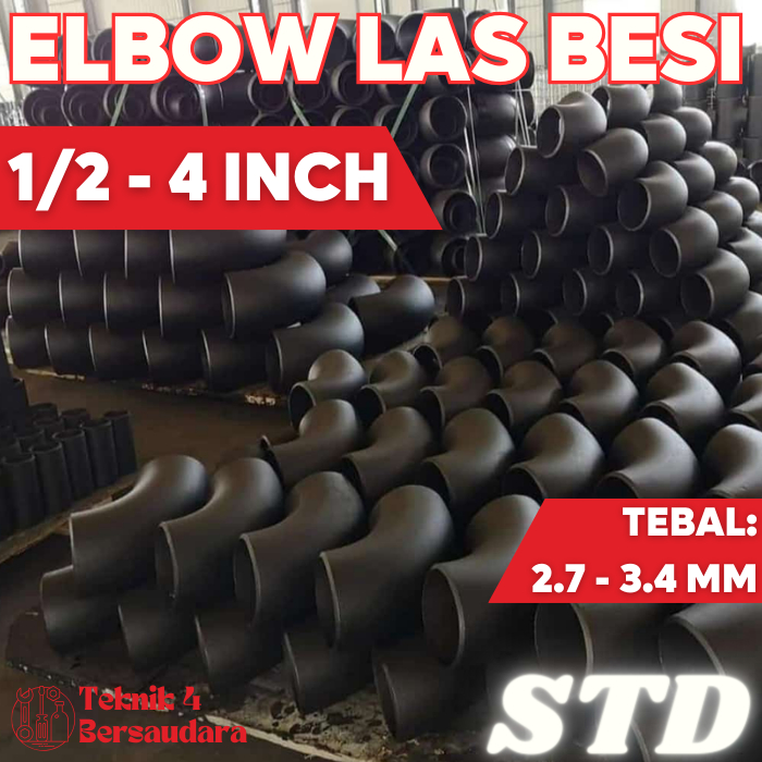 Jual ELBOW BESI STD LAS 1/2 INCH - 4 INCH | Shopee Indonesia