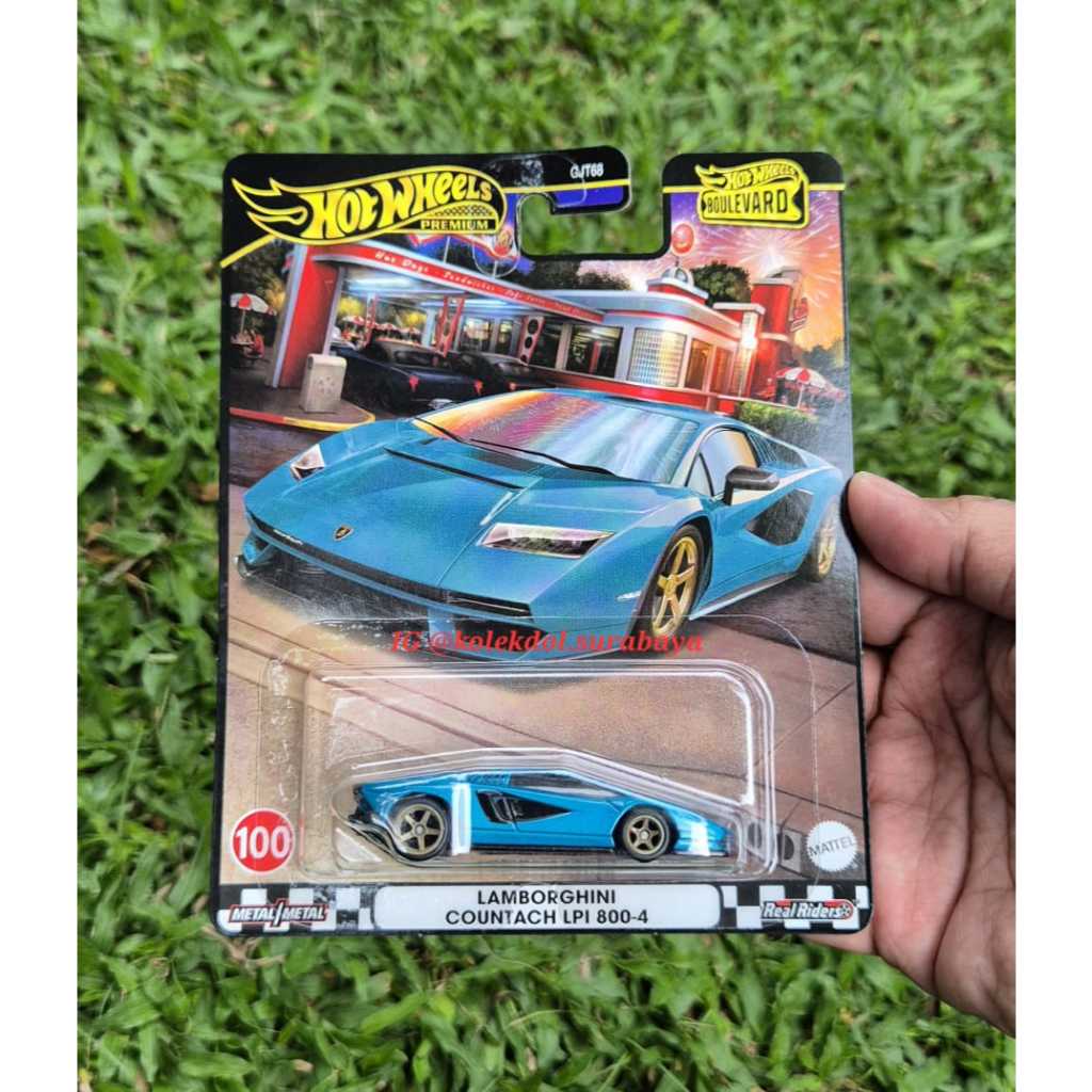 Jual Hot Wheels Premium Boulevard Lamborghini Countach LPI 800-4 ...