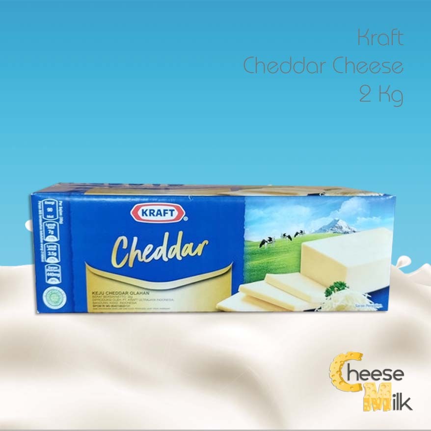Jual HARGA MURAH Kraft Cheddar Cheese Loaf 2 Kg | Shopee Indonesia