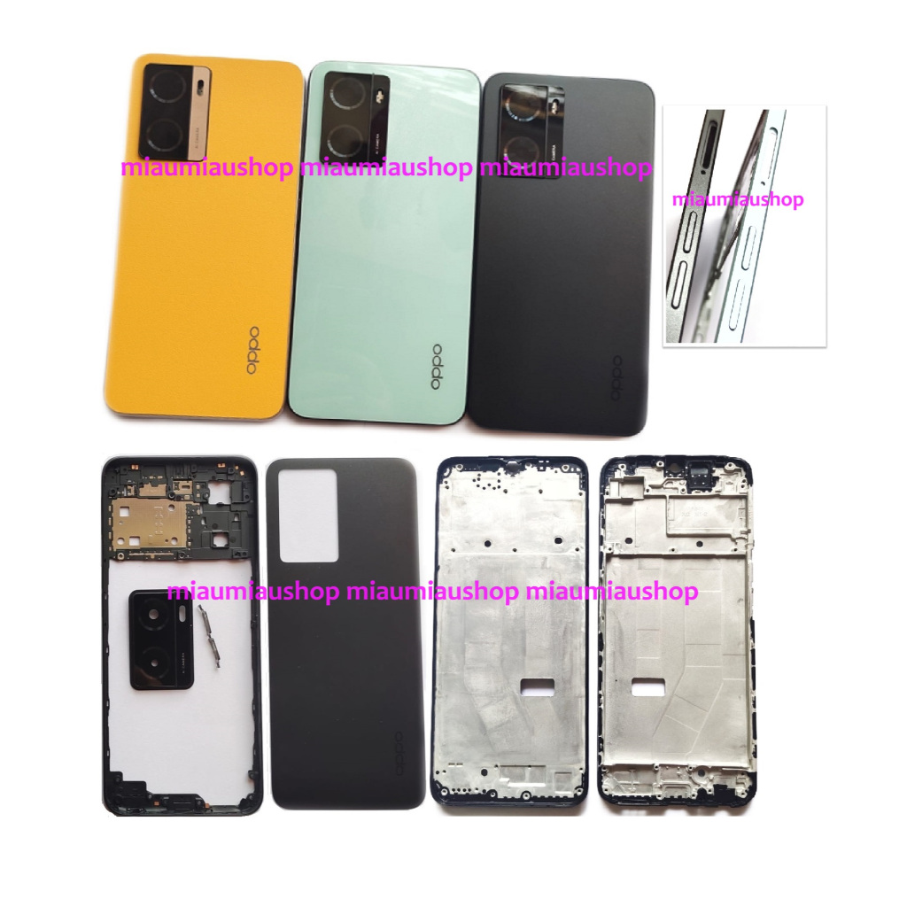 Jual TULANG BAZEL FRAME +BACK CASING HOUSING OPPO A77S A57 2020 TUTUPAN ...