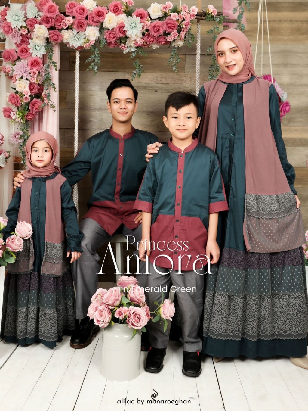 Jual Princess Amora Family Set In Emerald Green By Alilac | Shopee ...