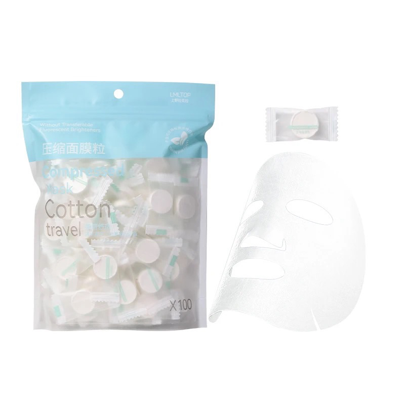 Jual COMPRESSED MASK / MASKER KAPAS TISSUE / SHEETMASK | Shopee Indonesia