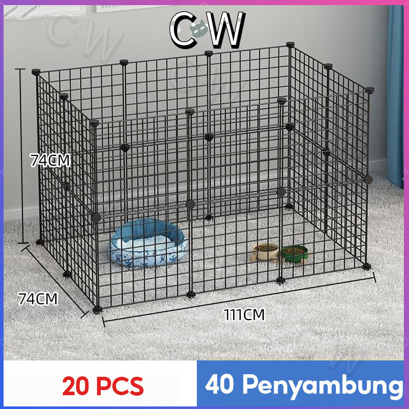 Jual Kandang kucing Pagar Kandang kawat hewan Kandang Kucing murah ...
