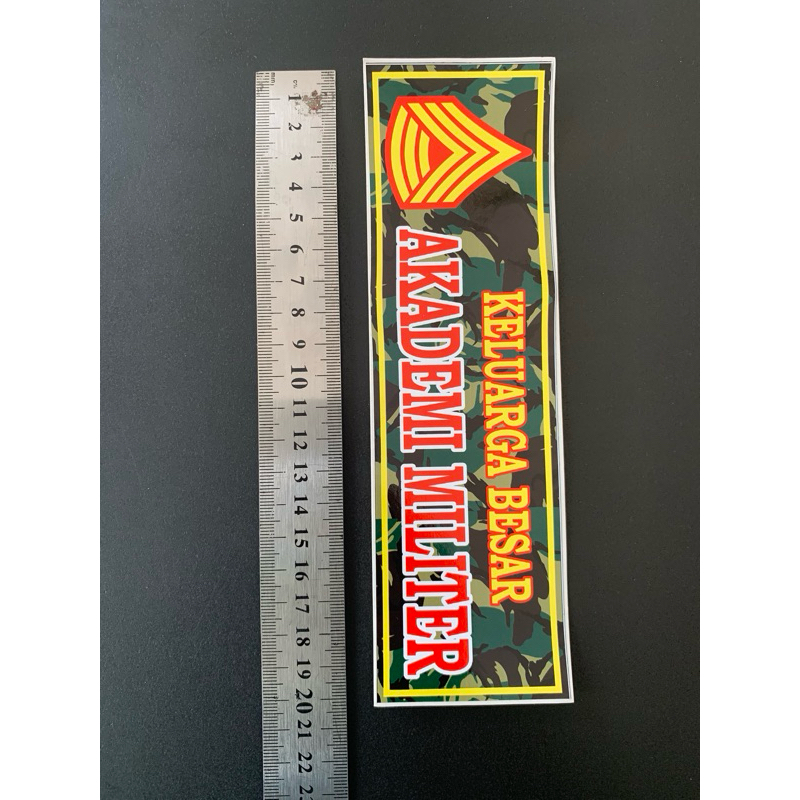 Jual Sticker Stiker Akademi Militer AKMIL Taruna TNI untuk Mobil Motor ...