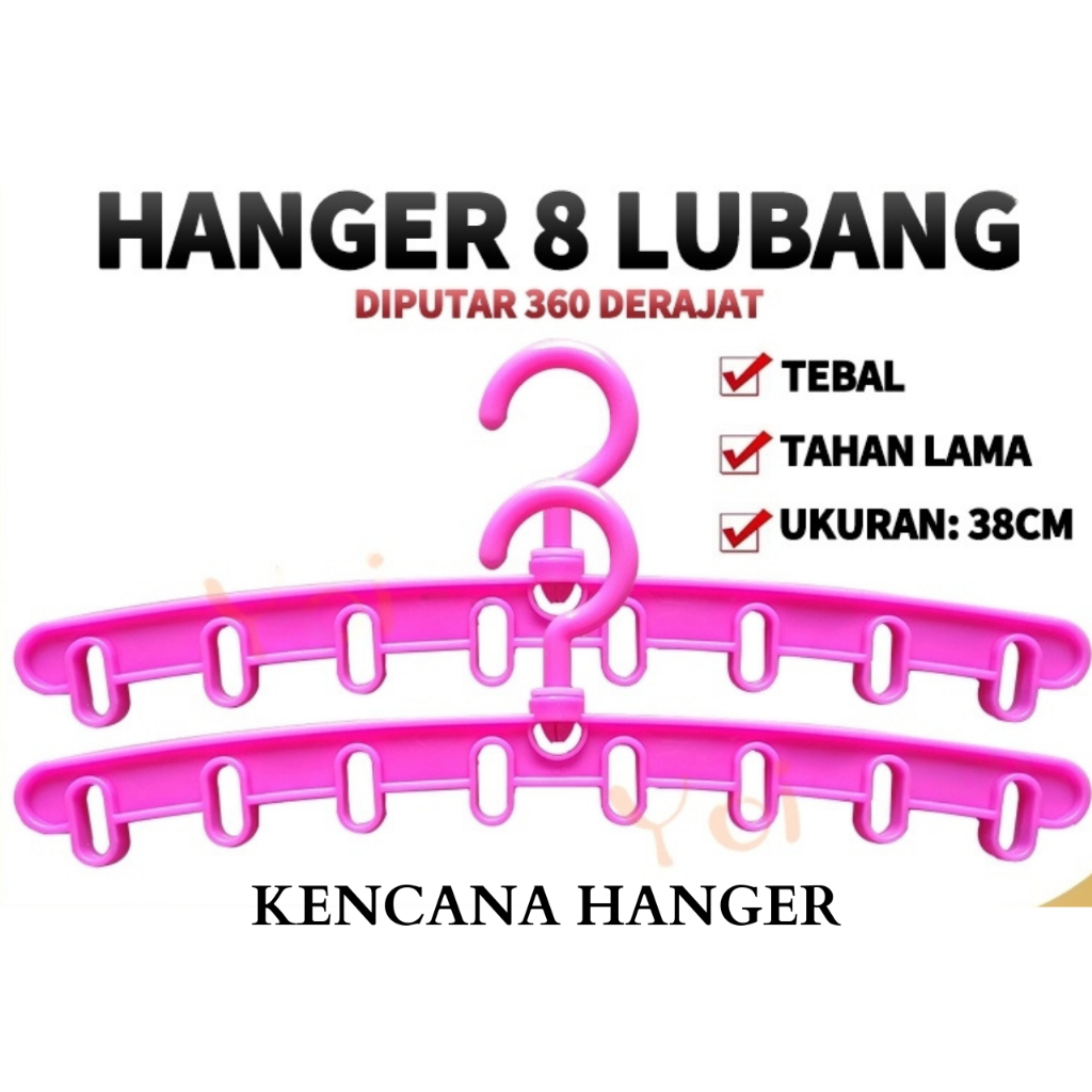 Jual Hanger Tandem | Hanger 8 Lubang | Gantungan Baju Hanger Plastik ...