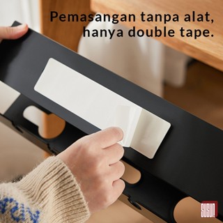 Jual Rak Penyimpanan Kabel Cable Management Tray Under Desk Organizer ...