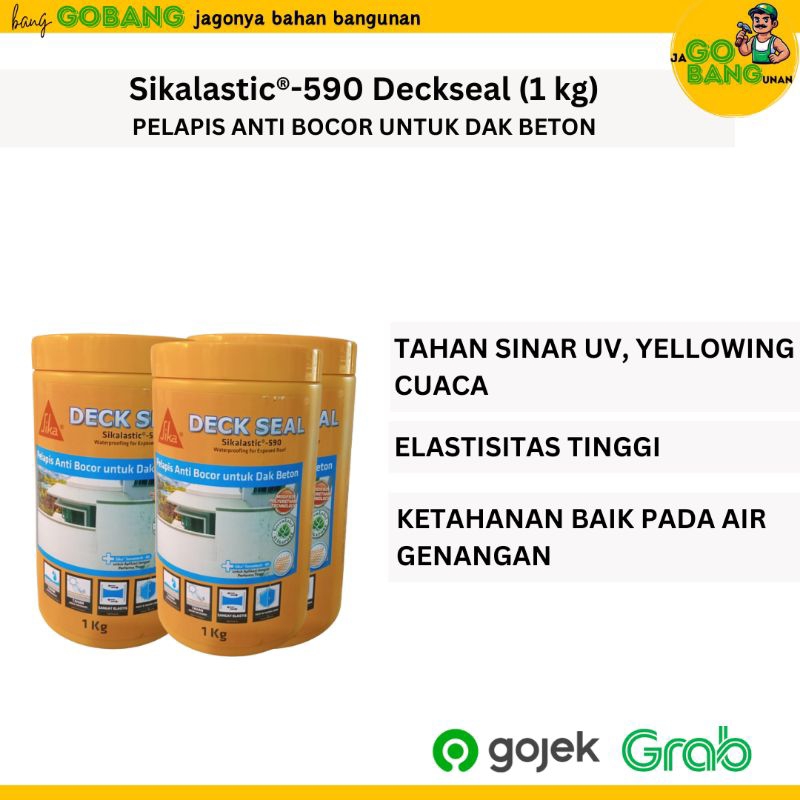 Jual SIKA DECK SEAL sikalastic 590 waterproofing pelapis anti bocor ...