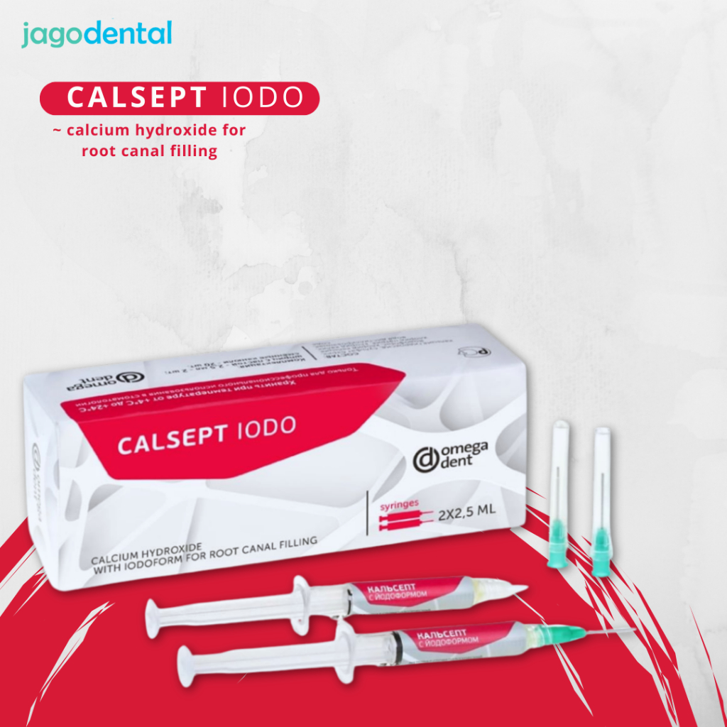 Jual CALCIUM HYDROXIDE PASTE WITH IODOFORM ANY PEX / OMEGADENT CALSEPT ...