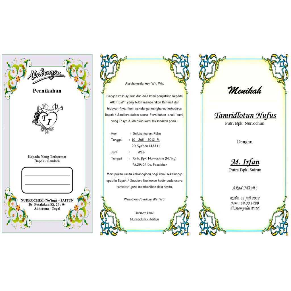 Jual (1-2HARI JADI) (Bisa Barcode, Denah, Foto, Bhs Jawa, Request ganti ...