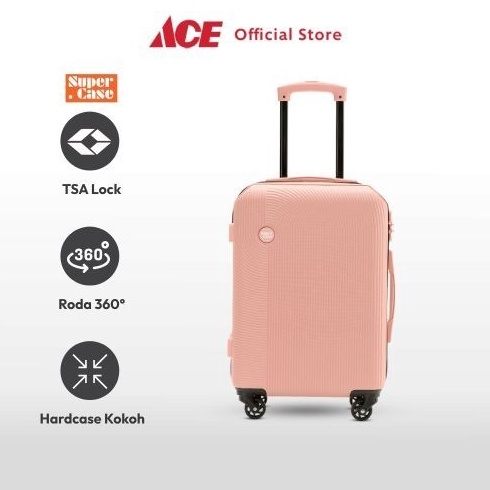 Jual KODE C92K Ace Supercase Cookies Koper Abs Tsa Lock Luggage ...